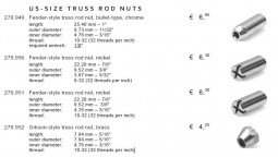 MM-size Truss Rod Nuts (m5) - Trussrod en trussrodonderdelen ...